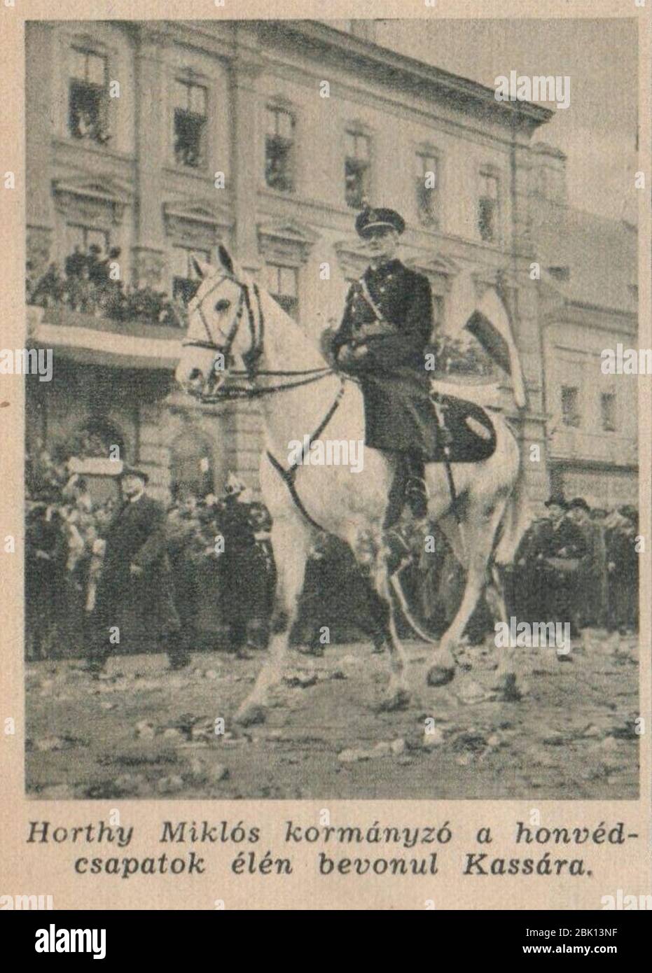 Horthy bevonulása Kassára Stock Photo - Alamy