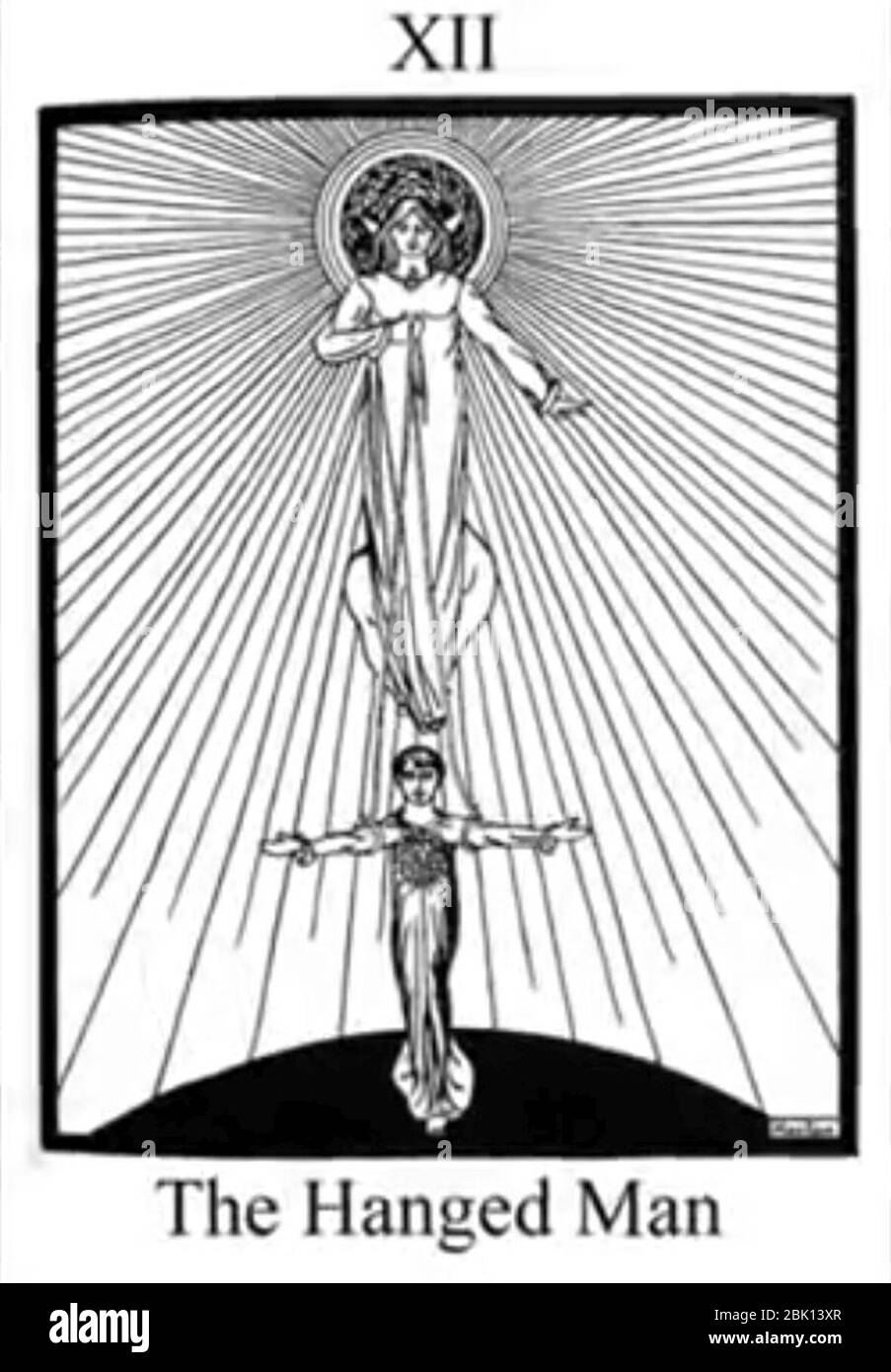 Horton WT - Tarot 12 Stock Photo - Alamy