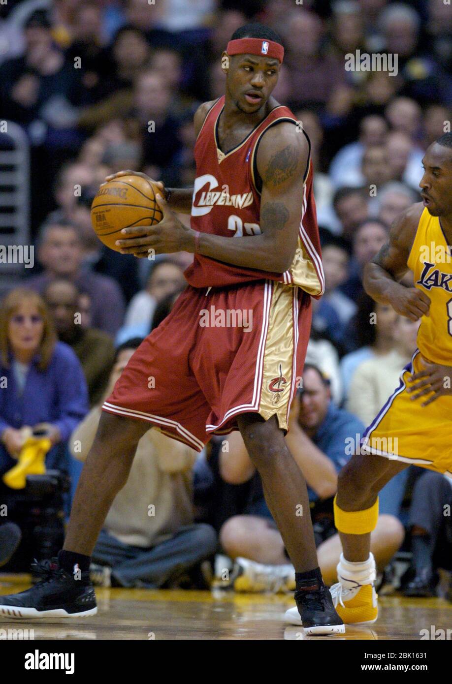 Los Angeles, United States. 04th Jan, 2004. LeBron James of the ...
