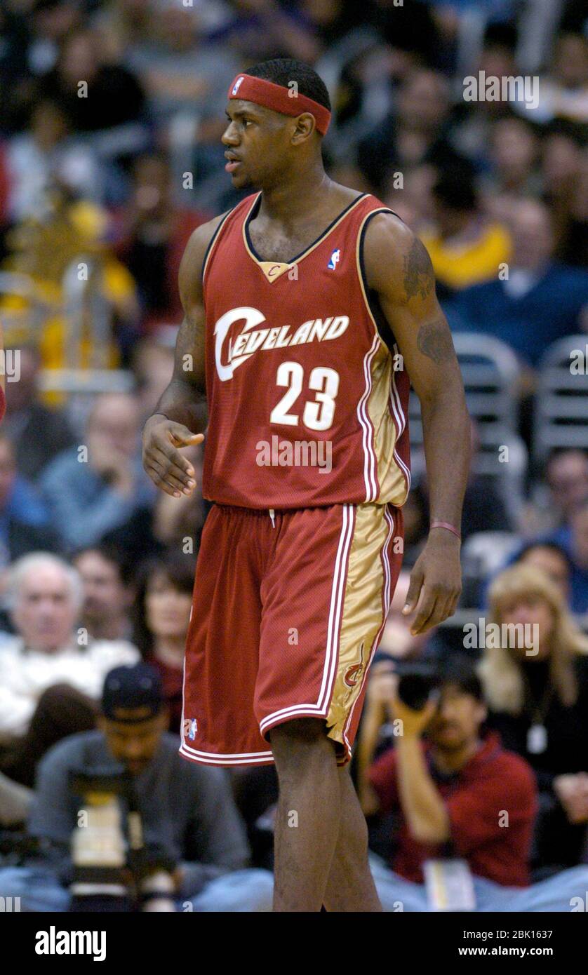 Los Angeles, United States. 04th Jan, 2004. LeBron James of the ...