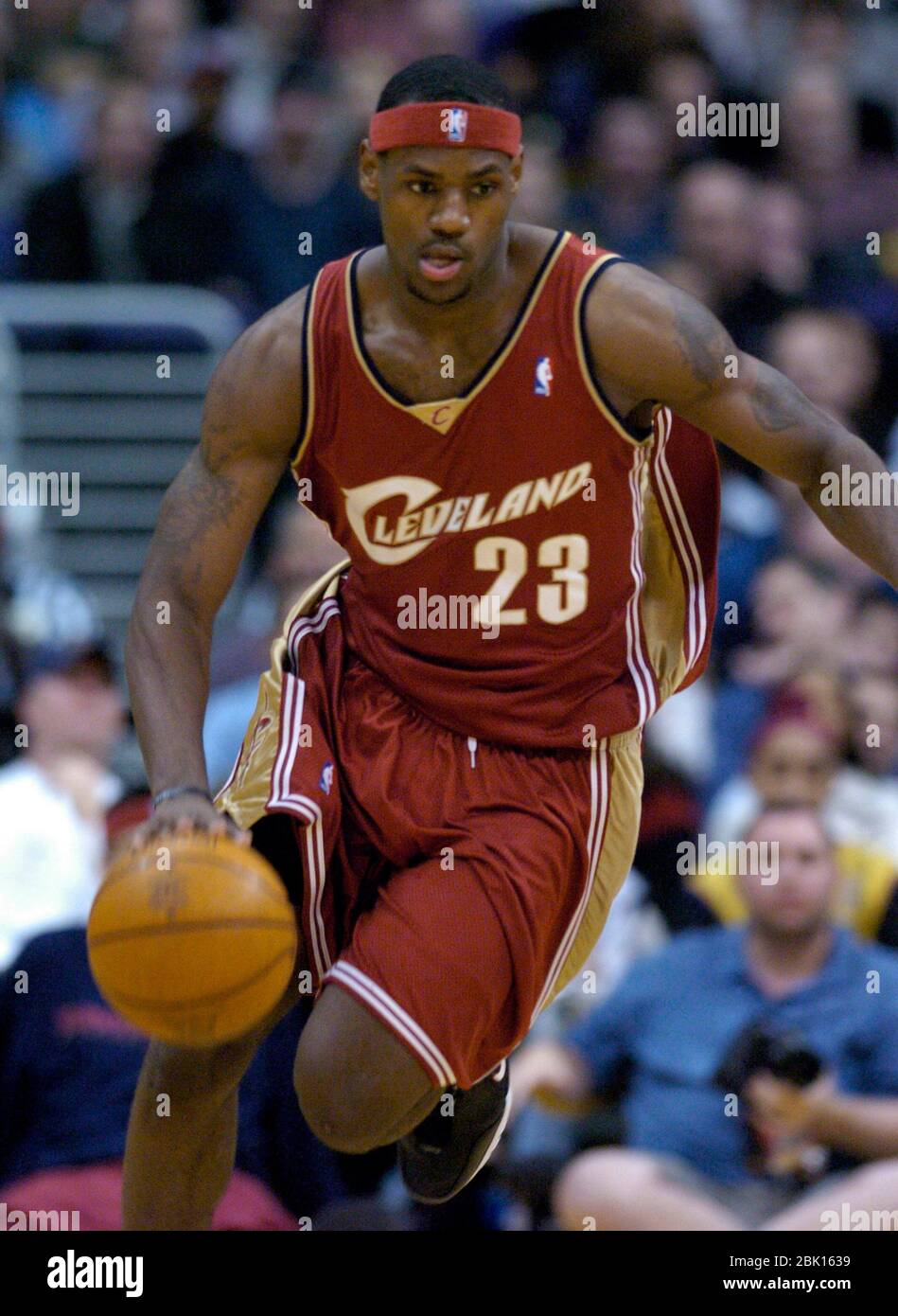 Los Angeles, United States. 04th Jan, 2004. LeBron James of the ...