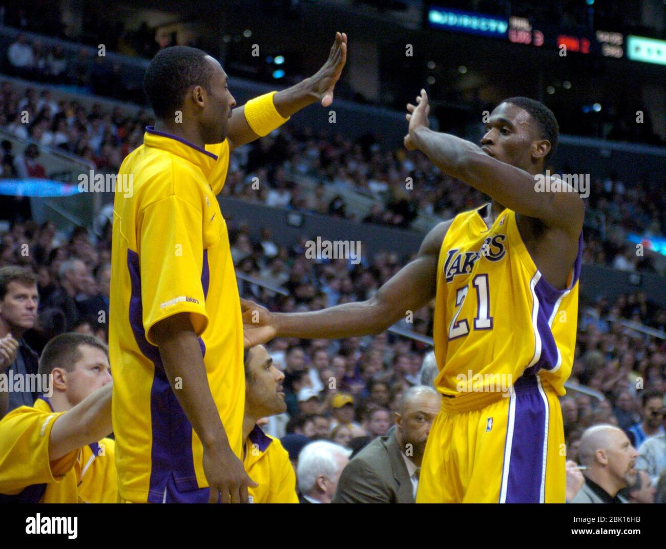 Los Angeles, United States. 28th Jan, 2004. Los Angeles Lakers guard ...