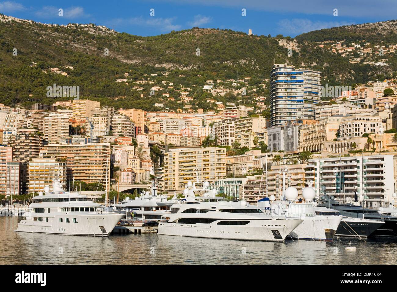 Yacht marina in Port de Monaco, Monte Carlo City, Monaco, Europe Stock ...