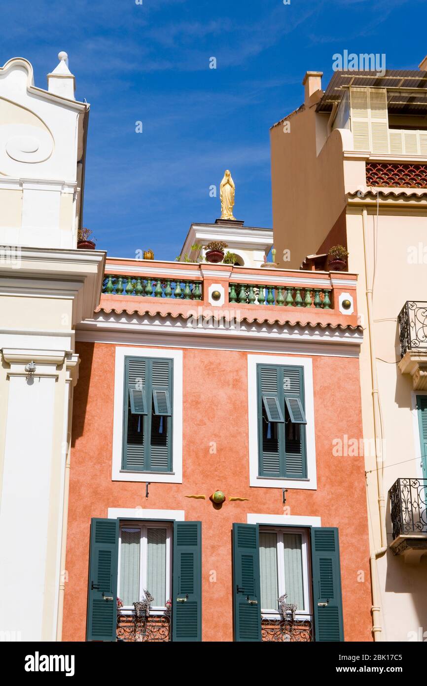 Place de la Mairie in Old Monaco, Monte Carlo, Monaco, Europe Stock ...