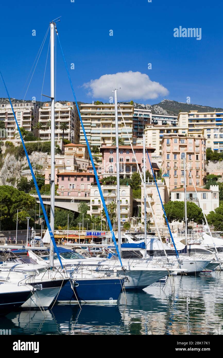 Port de Monaco, Monte Carlo City, Monaco, Europe Stock Photo - Alamy