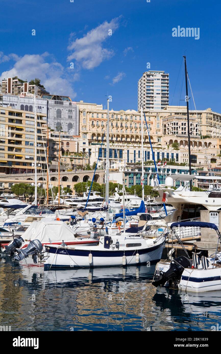 Port de Monaco, Monte Carlo City, Monaco, Europe Stock Photo - Alamy