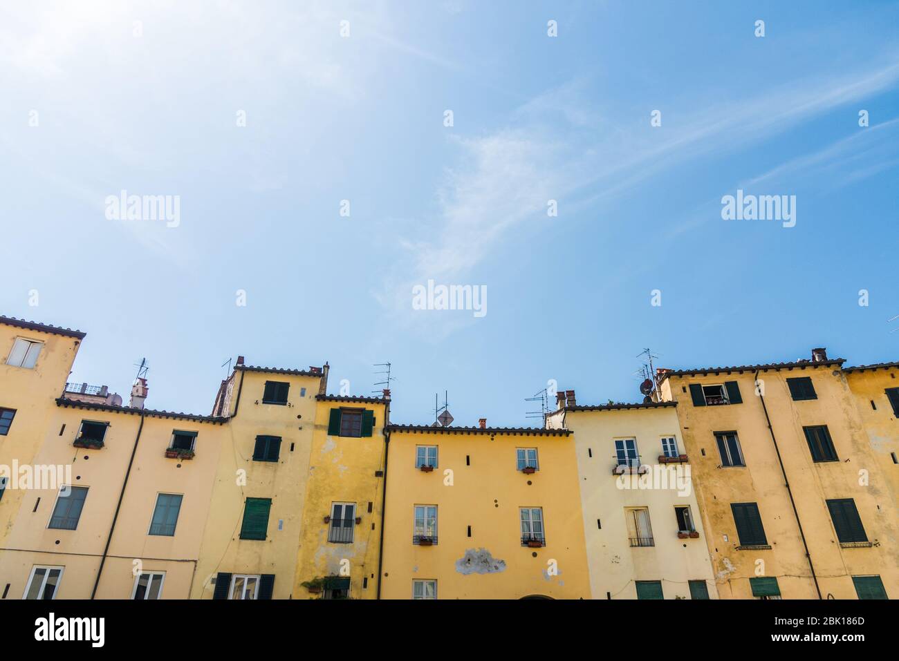 Many traditional colorful ancient Italian architecture houses Stock ...