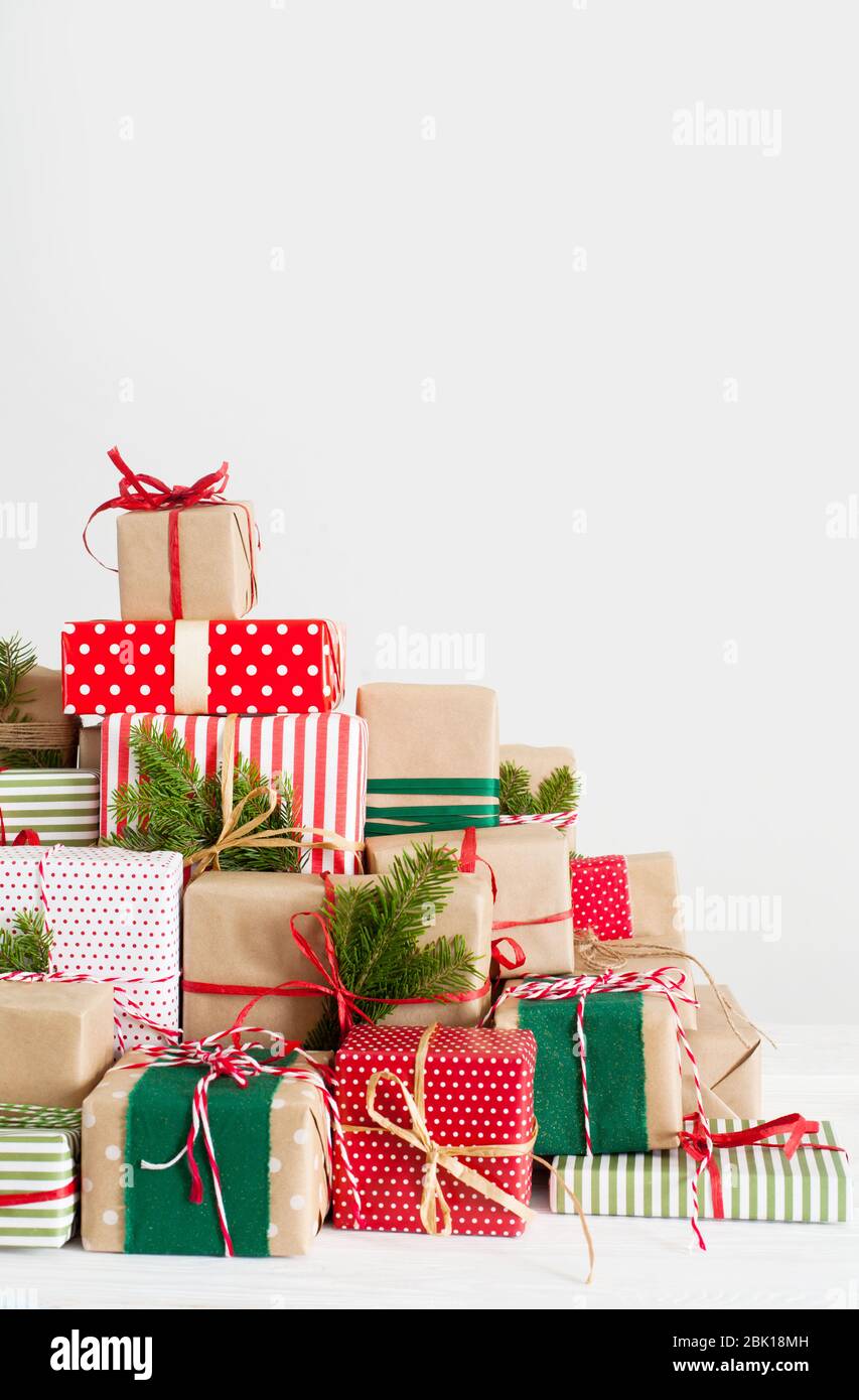 Big christmas tree decorations gifts hi-res stock photography and ...