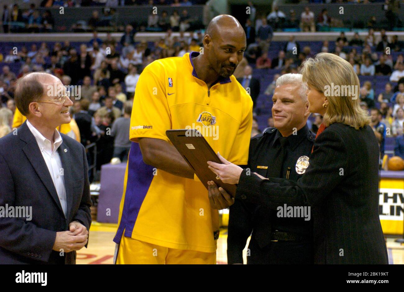 Karl malone with wife kay hi-res stock photography and images - Alamy