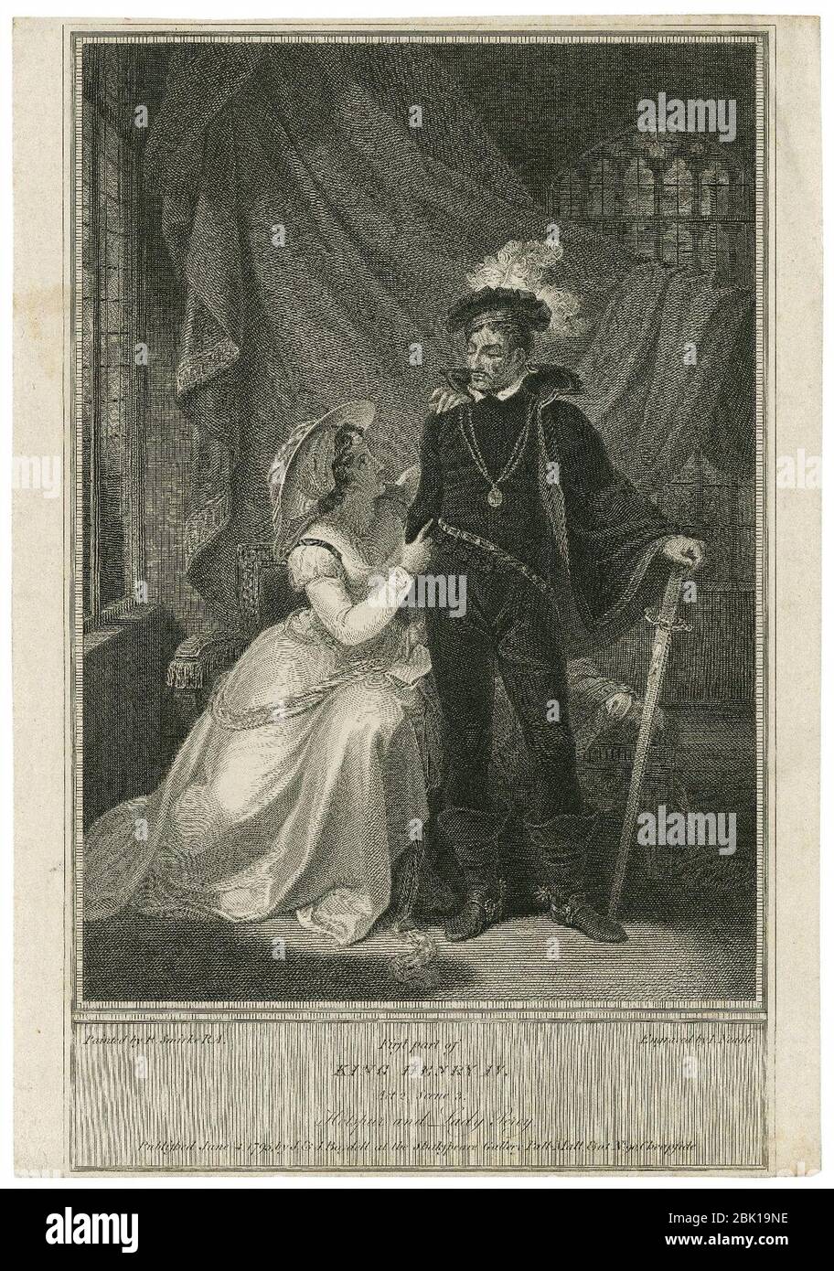 Hotspur and Lady Percy Stock Photo - Alamy
