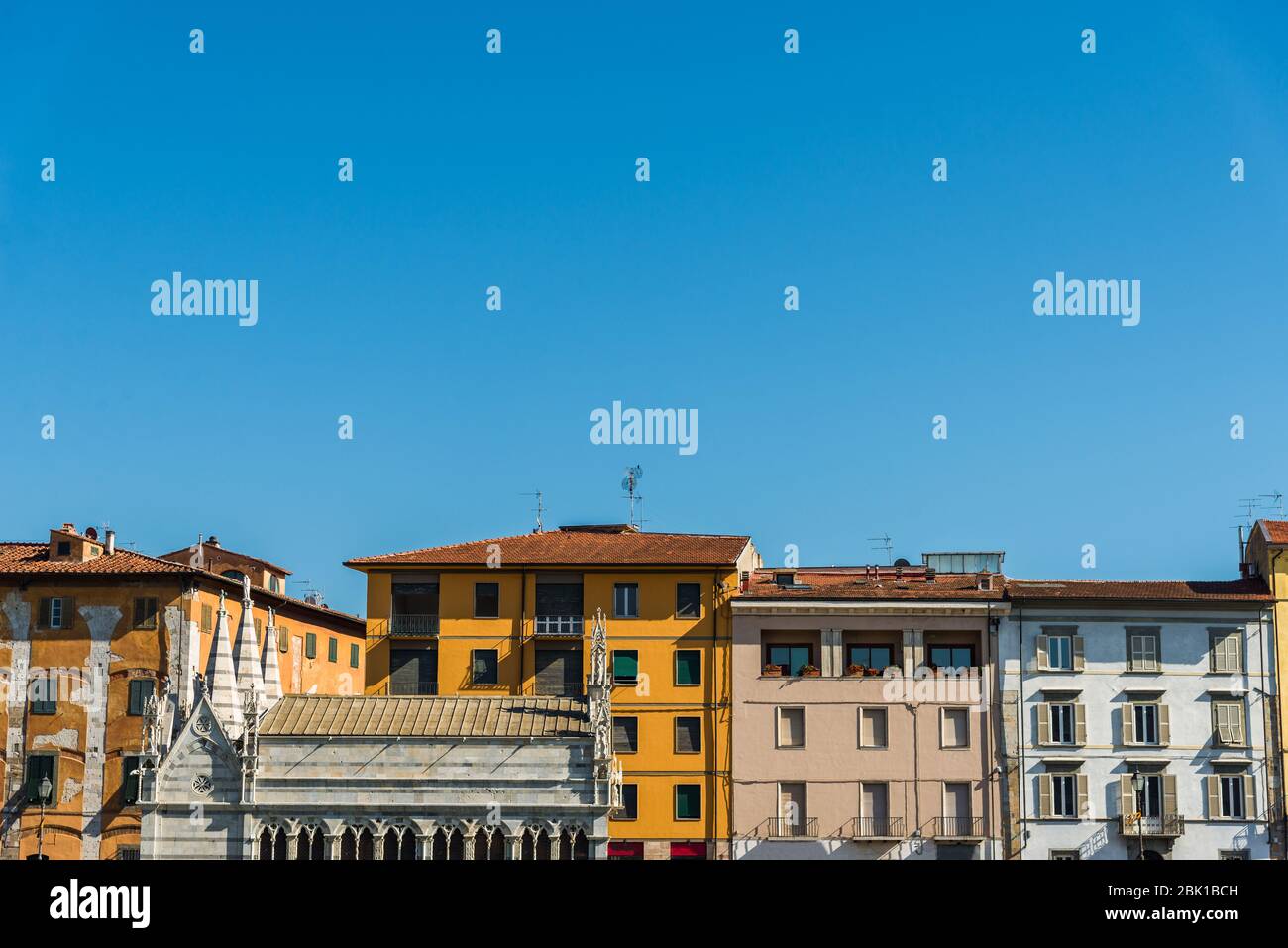 Many traditional colorful ancient Italian architecture houses Stock ...