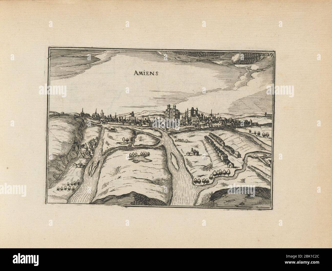 Amiens map hi-res stock photography and images - Alamy