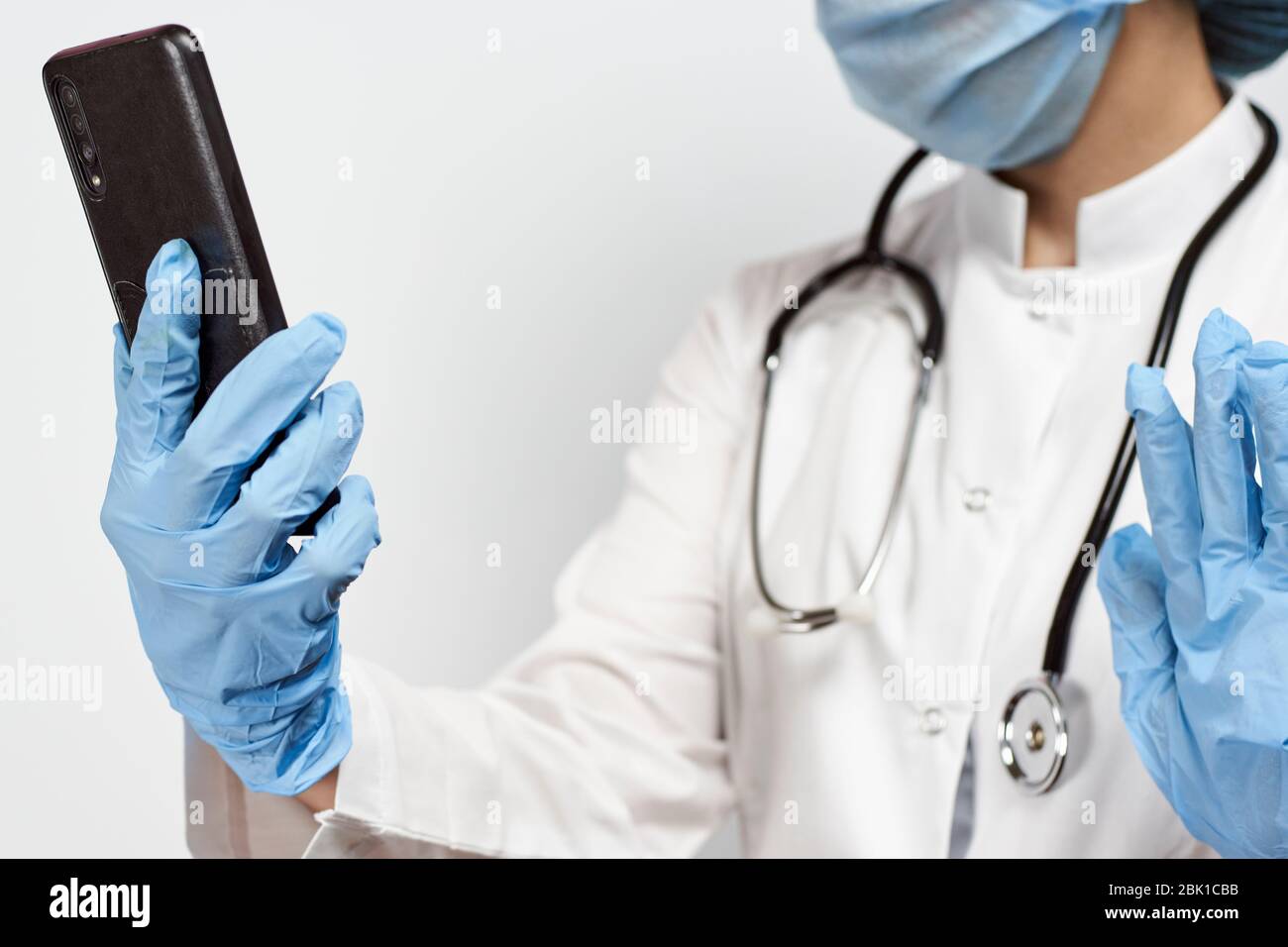 Telehealth nurse hi-res stock photography and images - Alamy