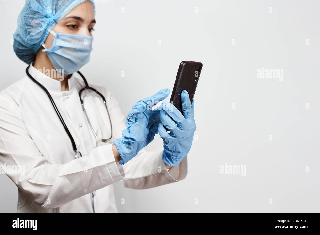 Telehealth nurse hi-res stock photography and images - Alamy