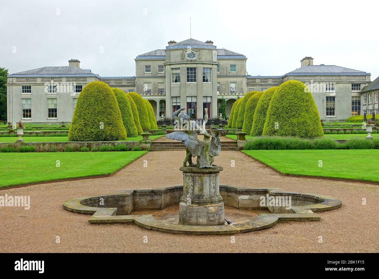 House and gardens - Shugborough Estate - Staffordshire, England Stock ...