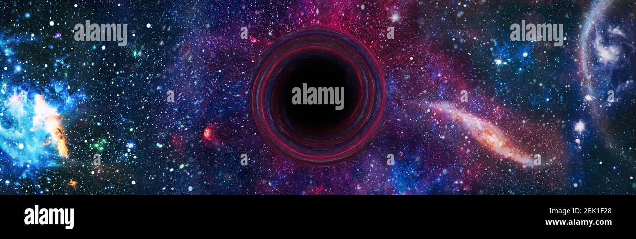 Black hole in the nebula. Elements of this image furnished by NASA ...