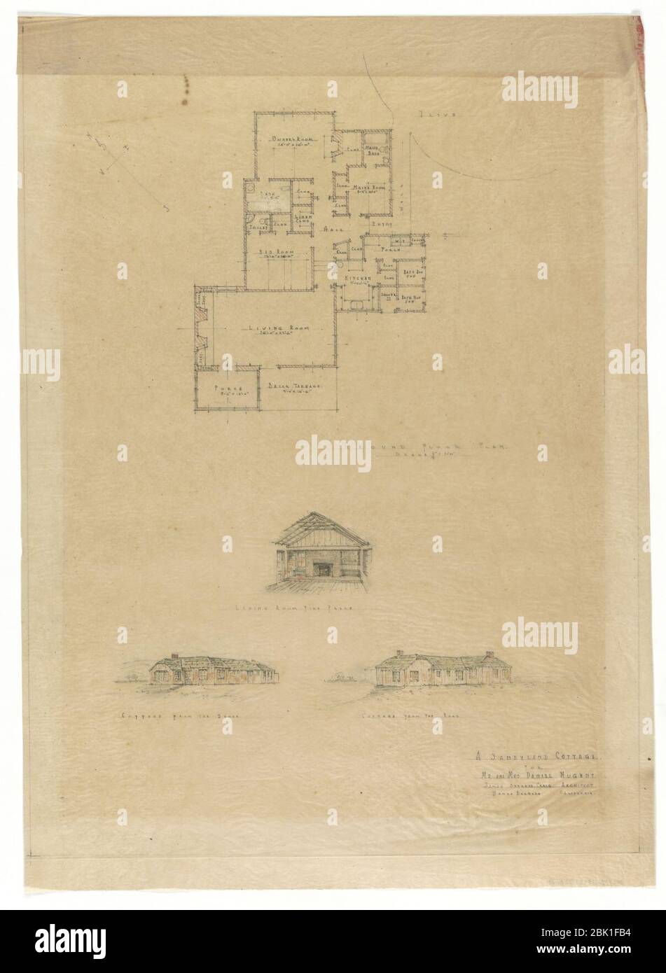 House for Mr. and Mrs. Daniel Nugent (Santa Barbara, California ...