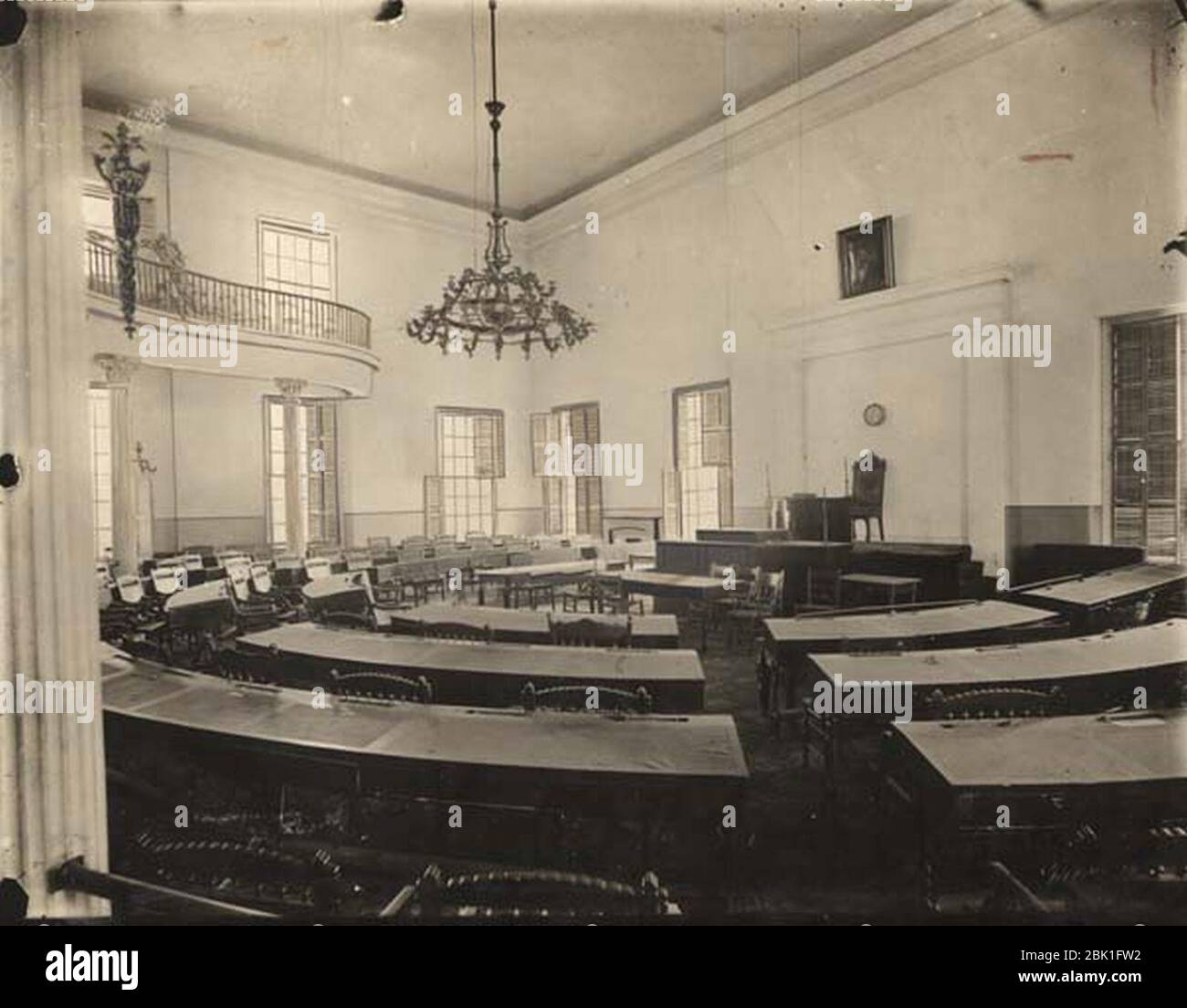 House of Representatives Chamber at Alabama State Capitol Stock Photo ...