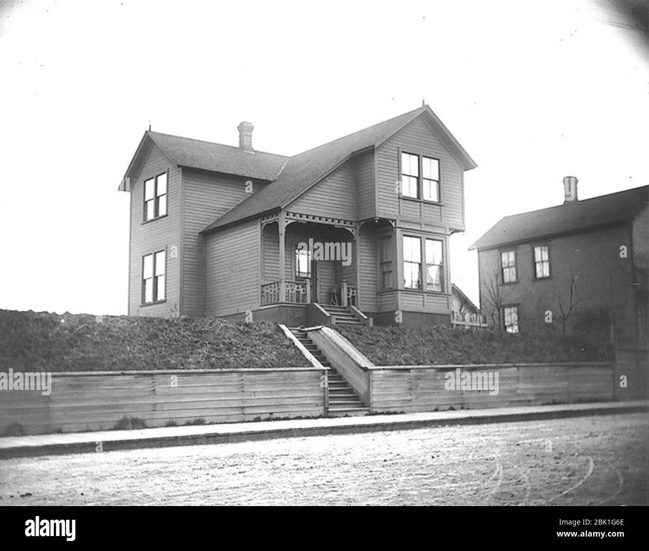 House on Sixth St Seattle Washington April 29 1896 (KIEHL 69 Stock ...