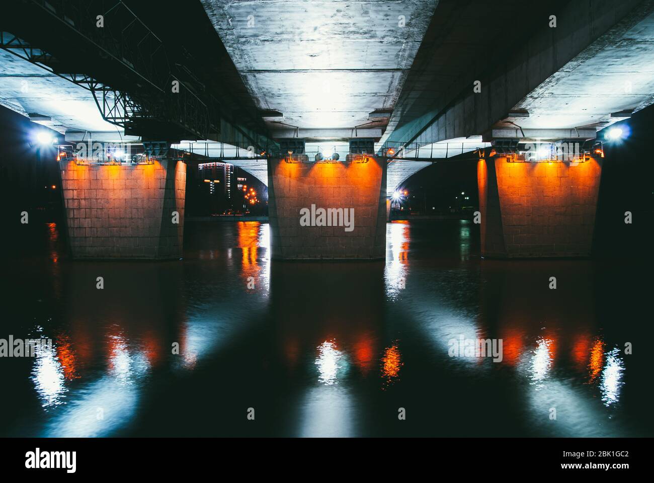 Water reflection under bridge hi-res stock photography and images - Alamy