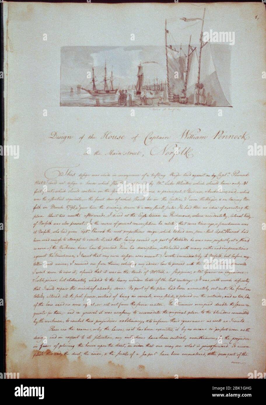 Houses and a church (‘Buildings Erected or Proposed to be Built in ...