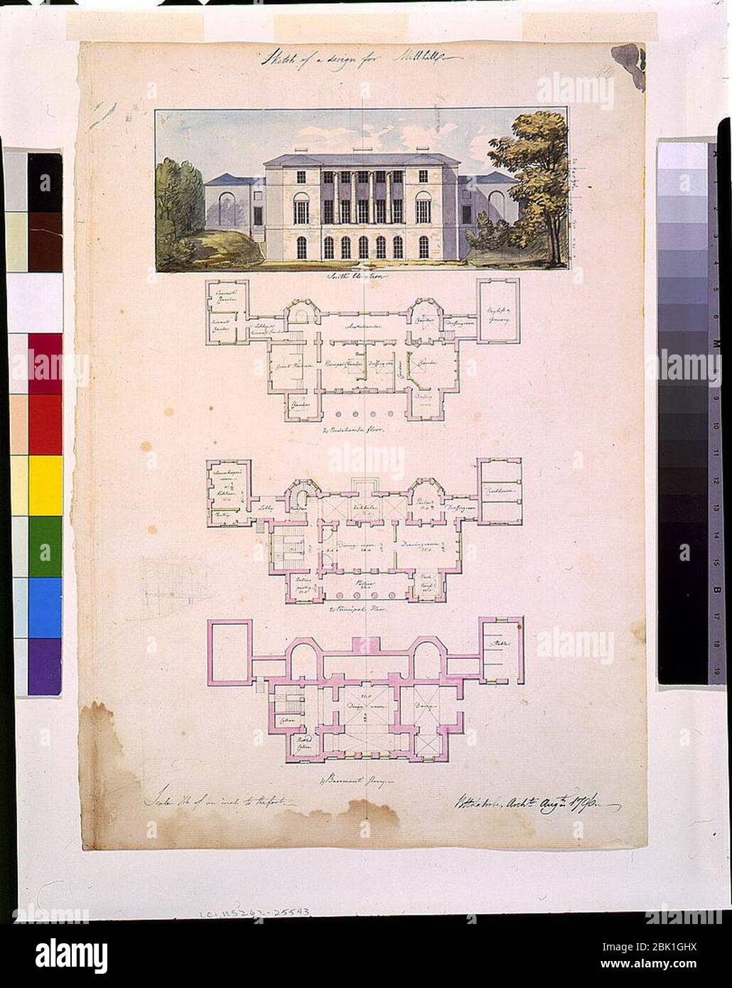 Houses and a church (‘Buildings Erected or Proposed to be Built in ...