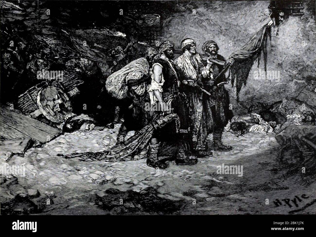 Howard pyles book of pirates hi-res stock photography and images - Alamy