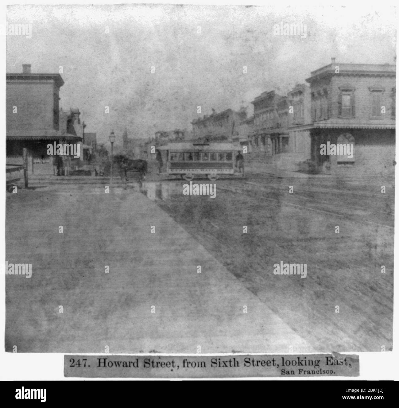 Howard Street, from 6th Street, looking East, San Francisco Stock Photo ...