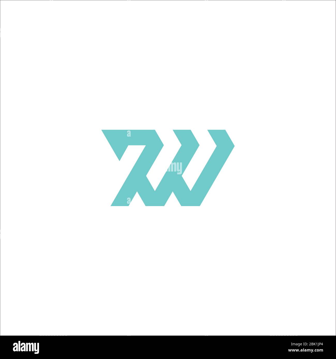 Initial letter wr logo or rw logo vector design template Stock Vector ...