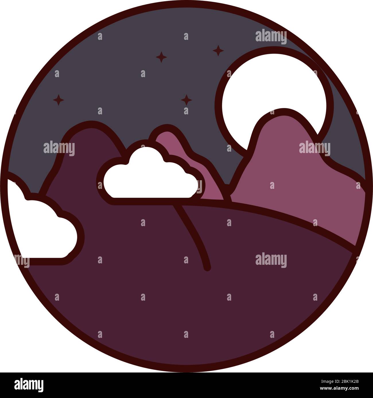 Vector Panorama Landscape