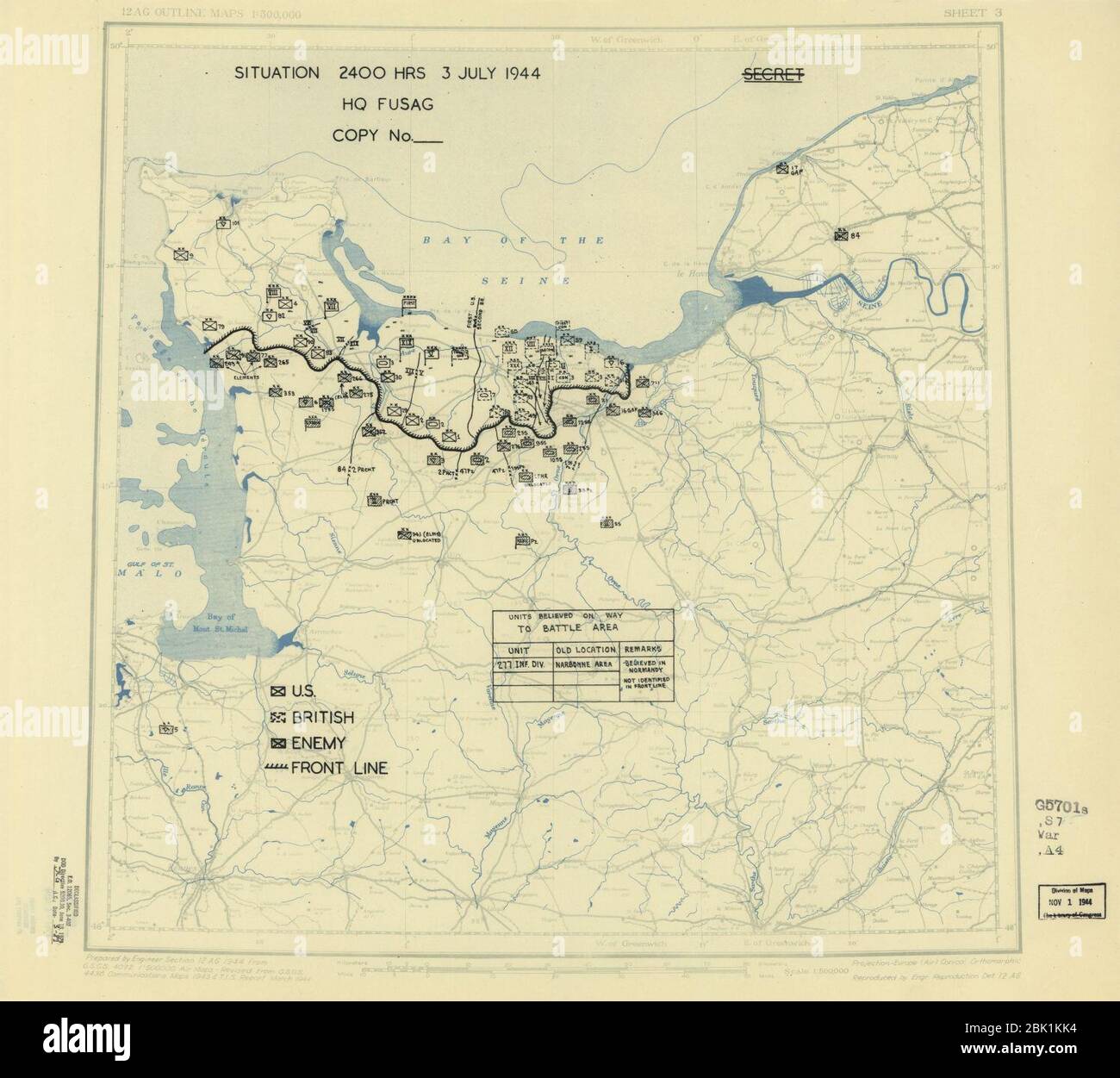 Battle of the bulge map hi-res stock photography and images - Alamy