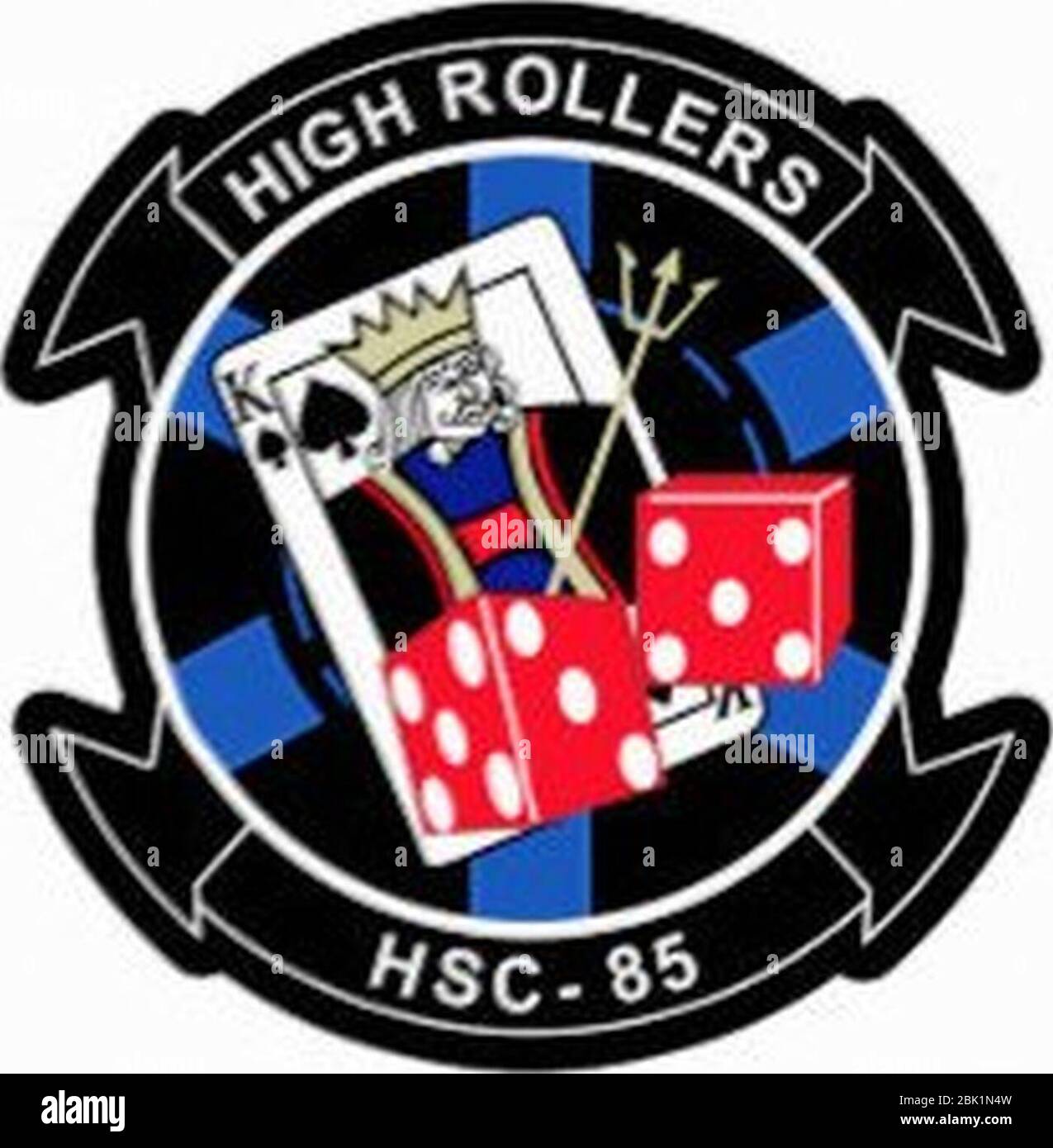 HSC-85 Highrollers insignia Stock Photo - Alamy