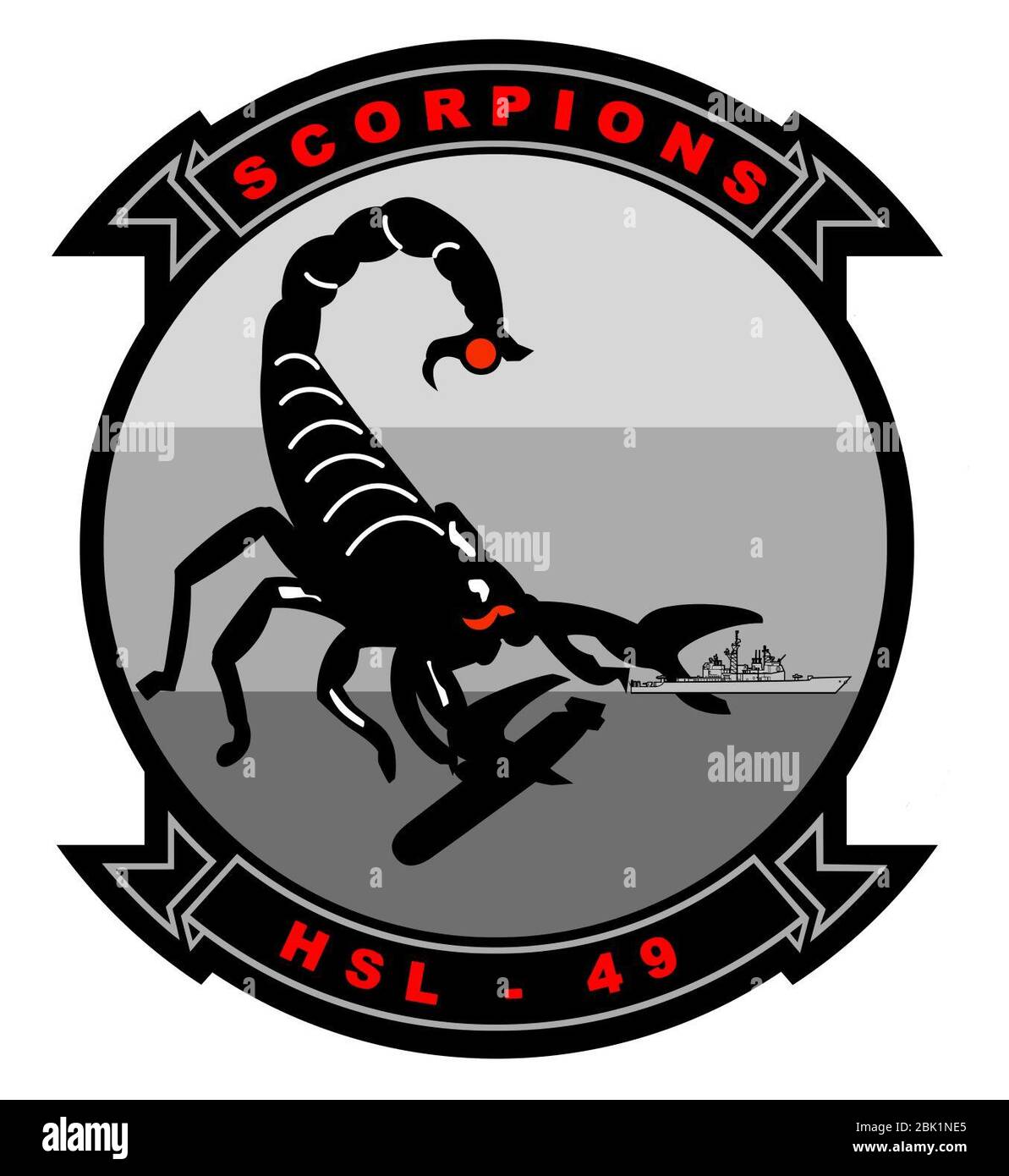 HSL-49 Squadron Emblem Stock Photo - Alamy