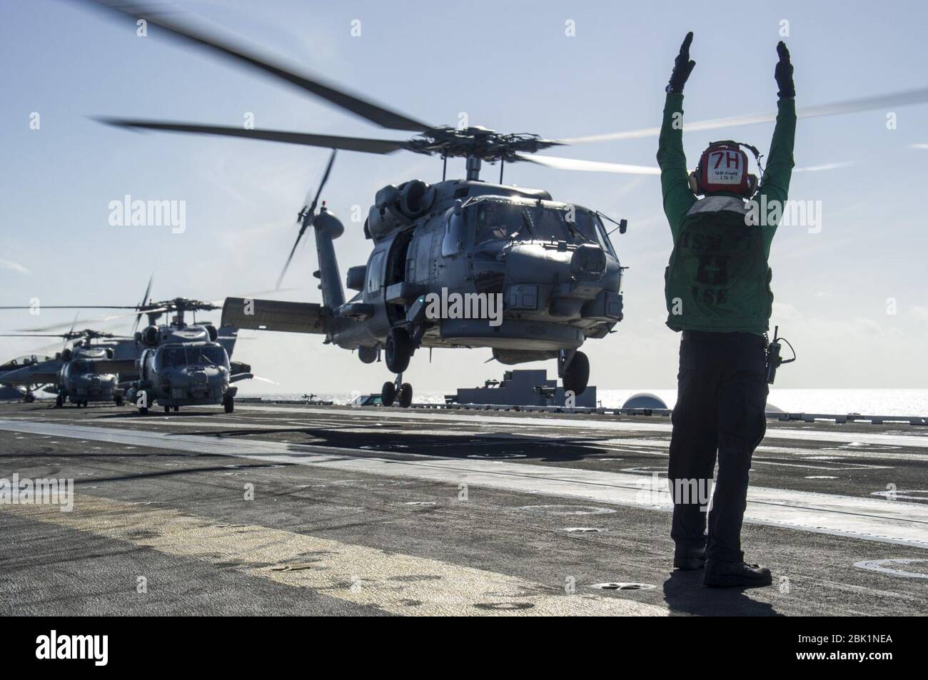 HSM-77 change of command ceremony 150704 Stock Photo - Alamy