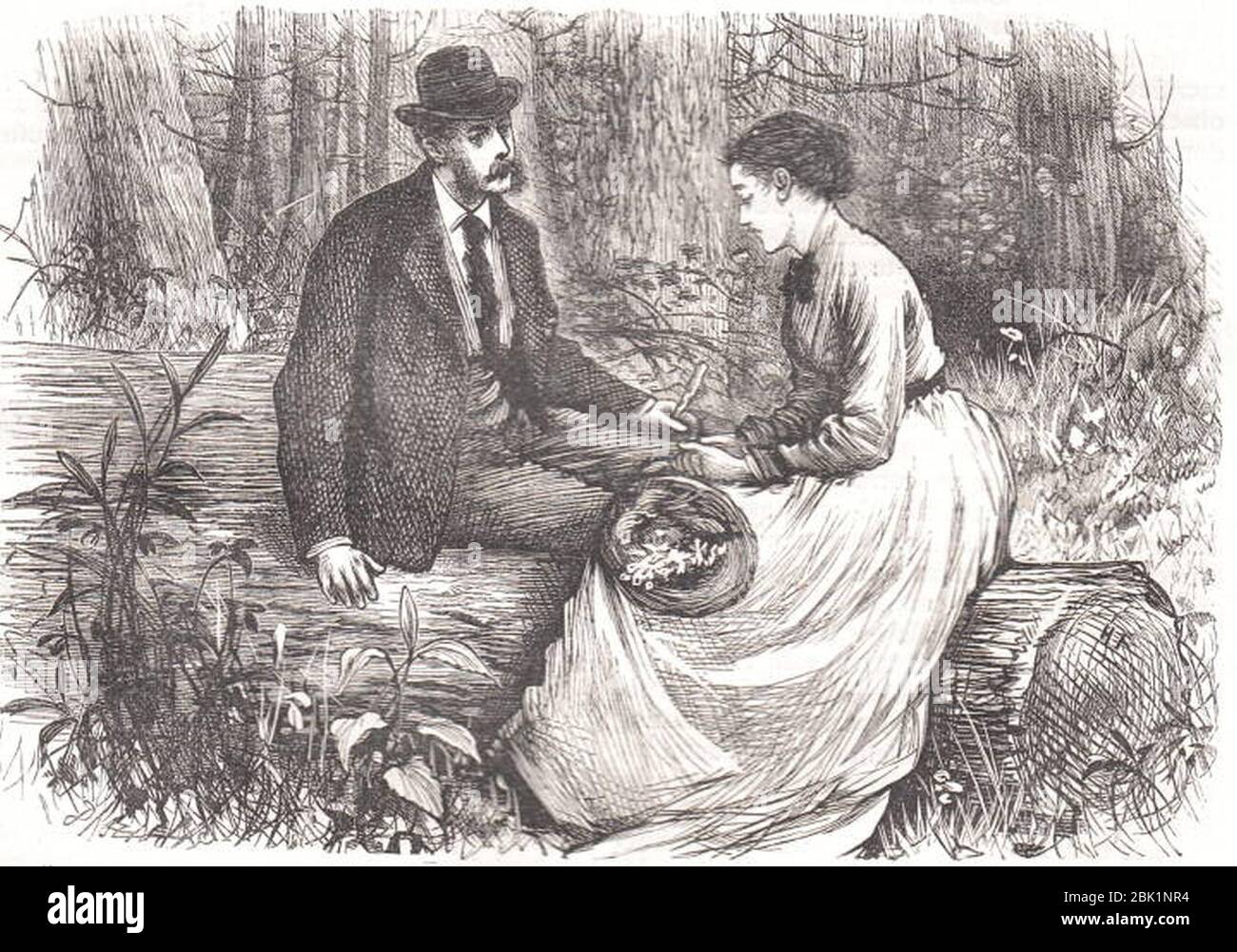 HT Harthouse and Louisa in the wood (Harry French Stock Photo - Alamy