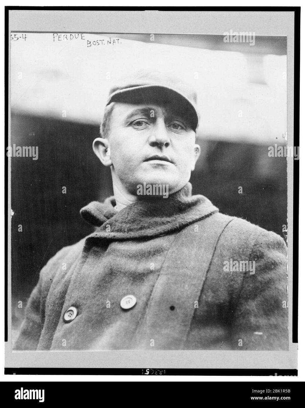 Hubbard, i.e., Herbert Rodney ‘Hub‘, Perdue, Boston Braves baseball ...