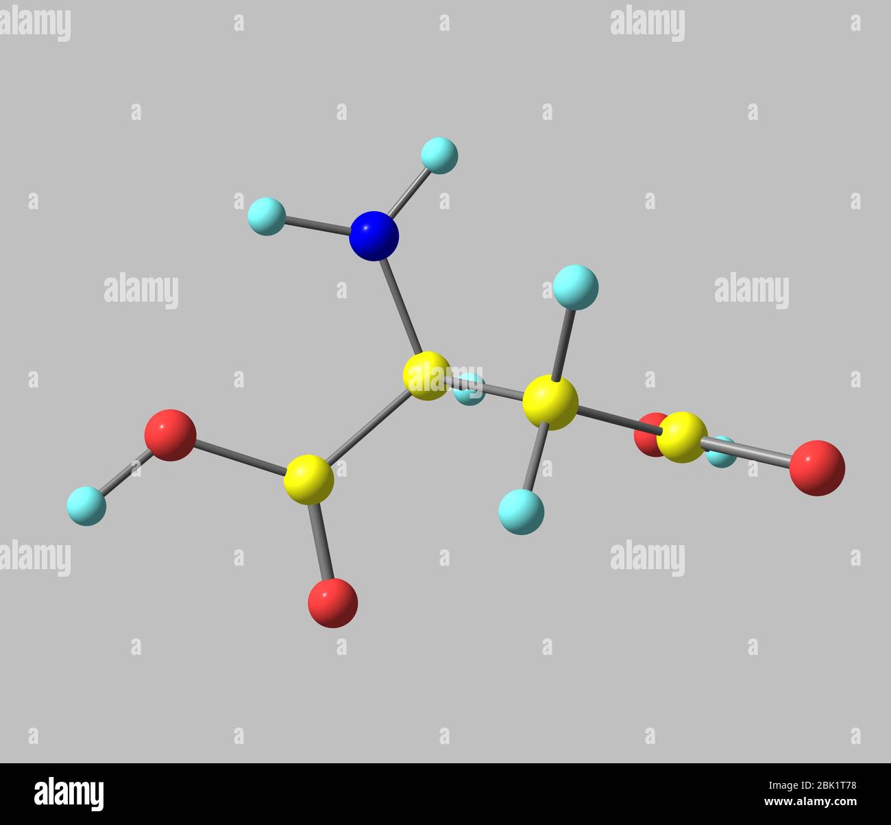 Aspartic acid (Asp) is an amino acid, isolated on grey Stock Photo - Alamy
