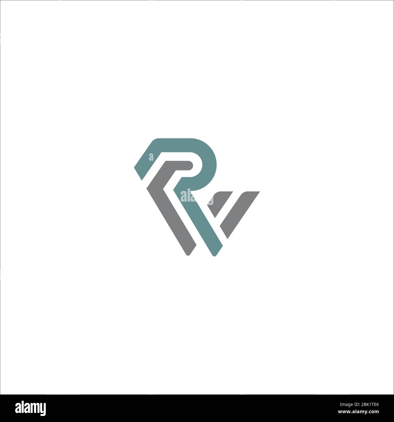 Initial letter wr logo or rw logo vector design template Stock Vector ...