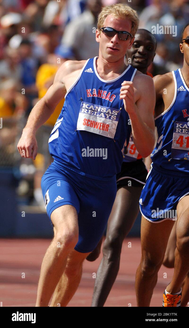 Cameron Schwehr of Kansas was fourth in the mile in 4:07.62 in the 79th ...