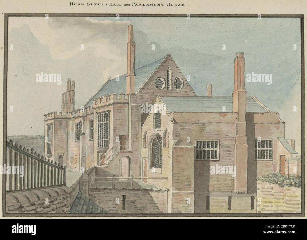 Hugh Lupus' Hall and Parliament House, Chester Stock Photo - Alamy