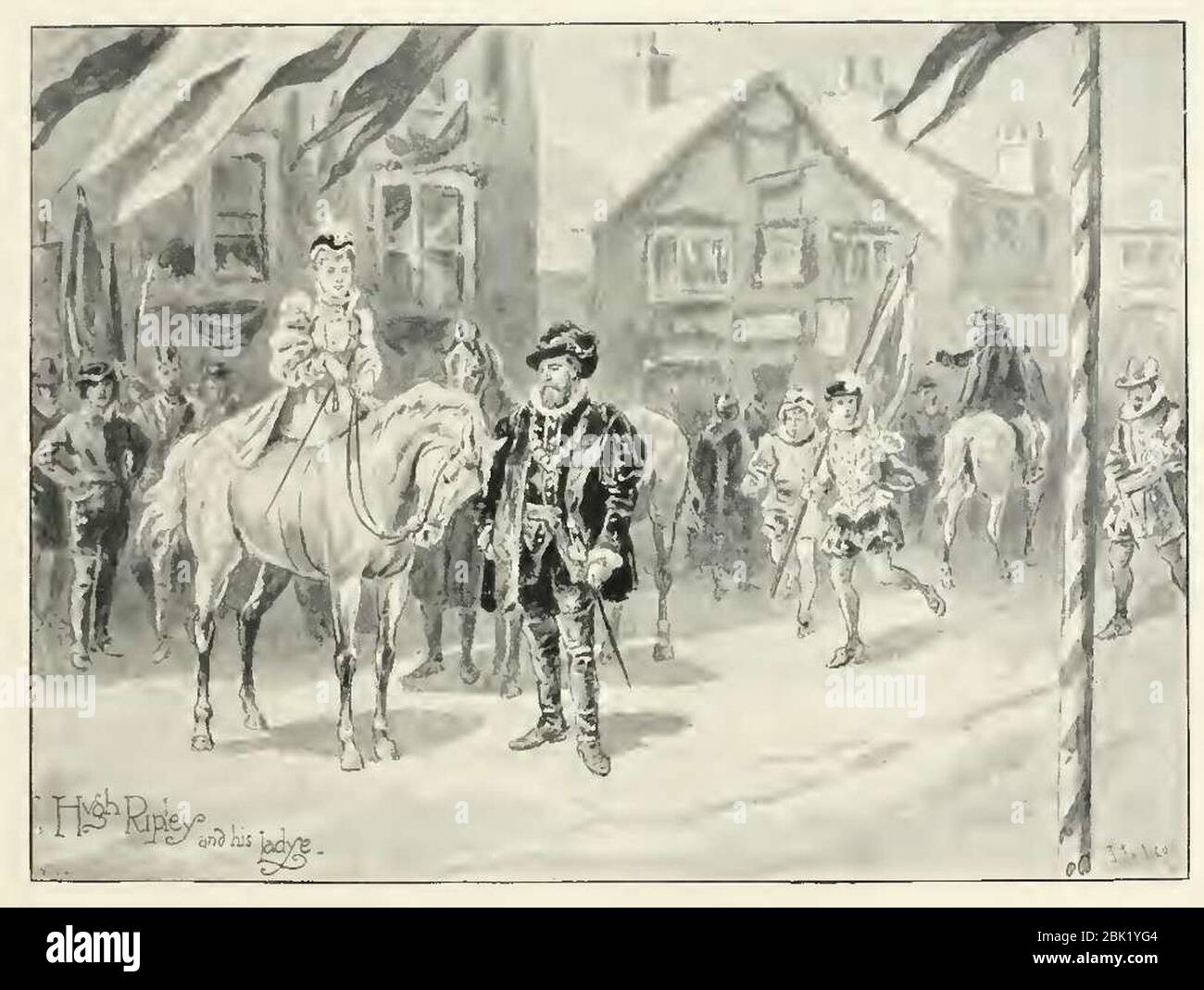 Hugh Ripley and his Ladye Stock Photo - Alamy