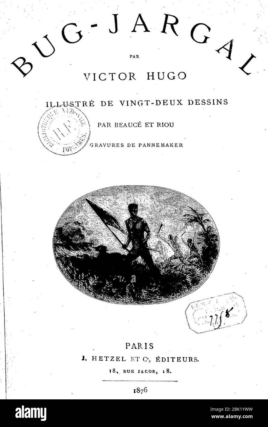 Hugo - Bug-Jargal, 1876 0006 Stock Photo - Alamy