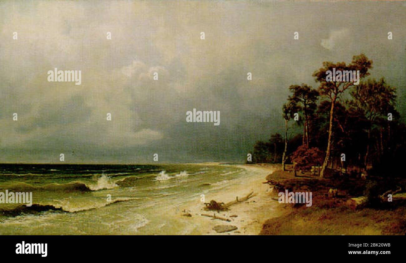 Hugo Knorr Ostseestrand Stock Photo - Alamy