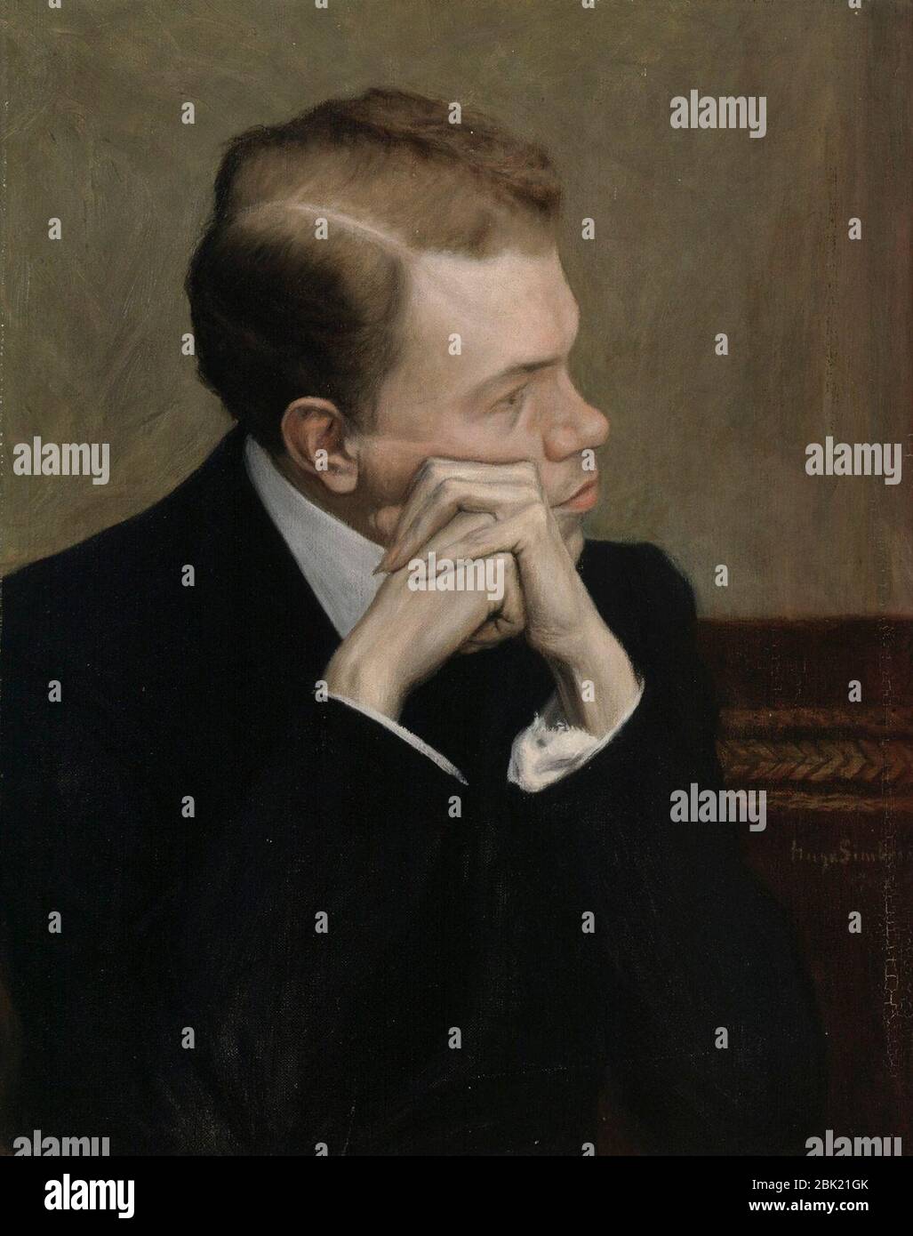 Hugo Simberg - The Artist Fahle Basilier Stock Photo - Alamy