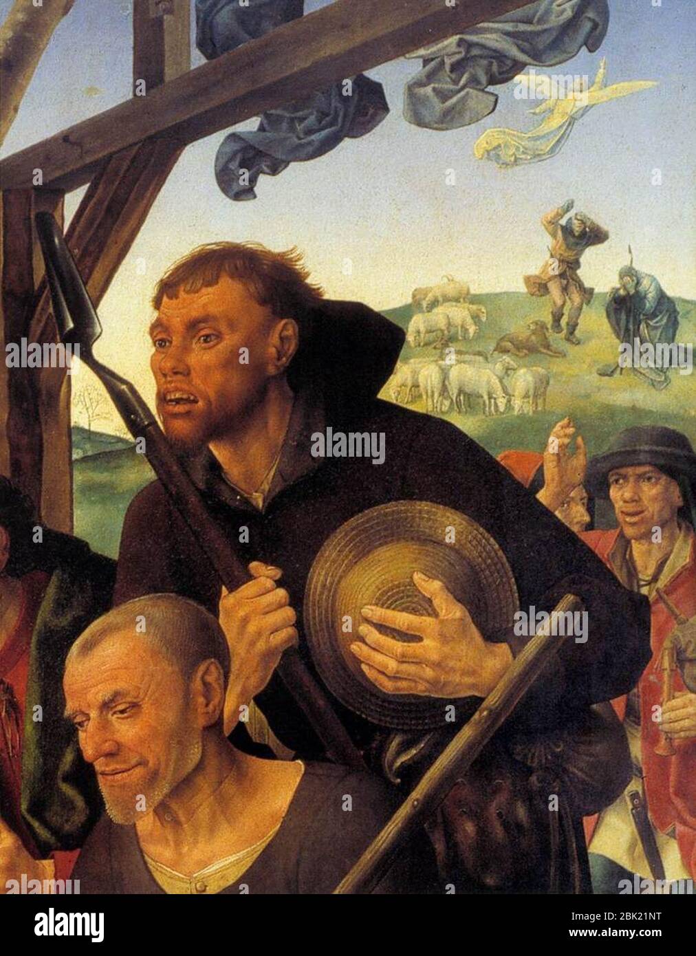 Hugo van der Goes - Portinari Triptych (detail Stock Photo - Alamy