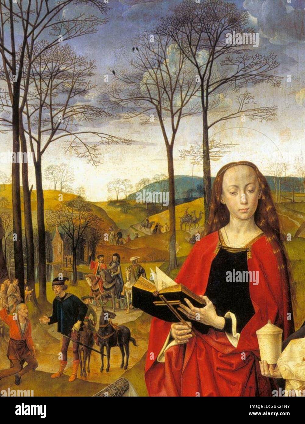 Hugo van der Goes - Sts Margaret and Mary Magdalene with Maria ...