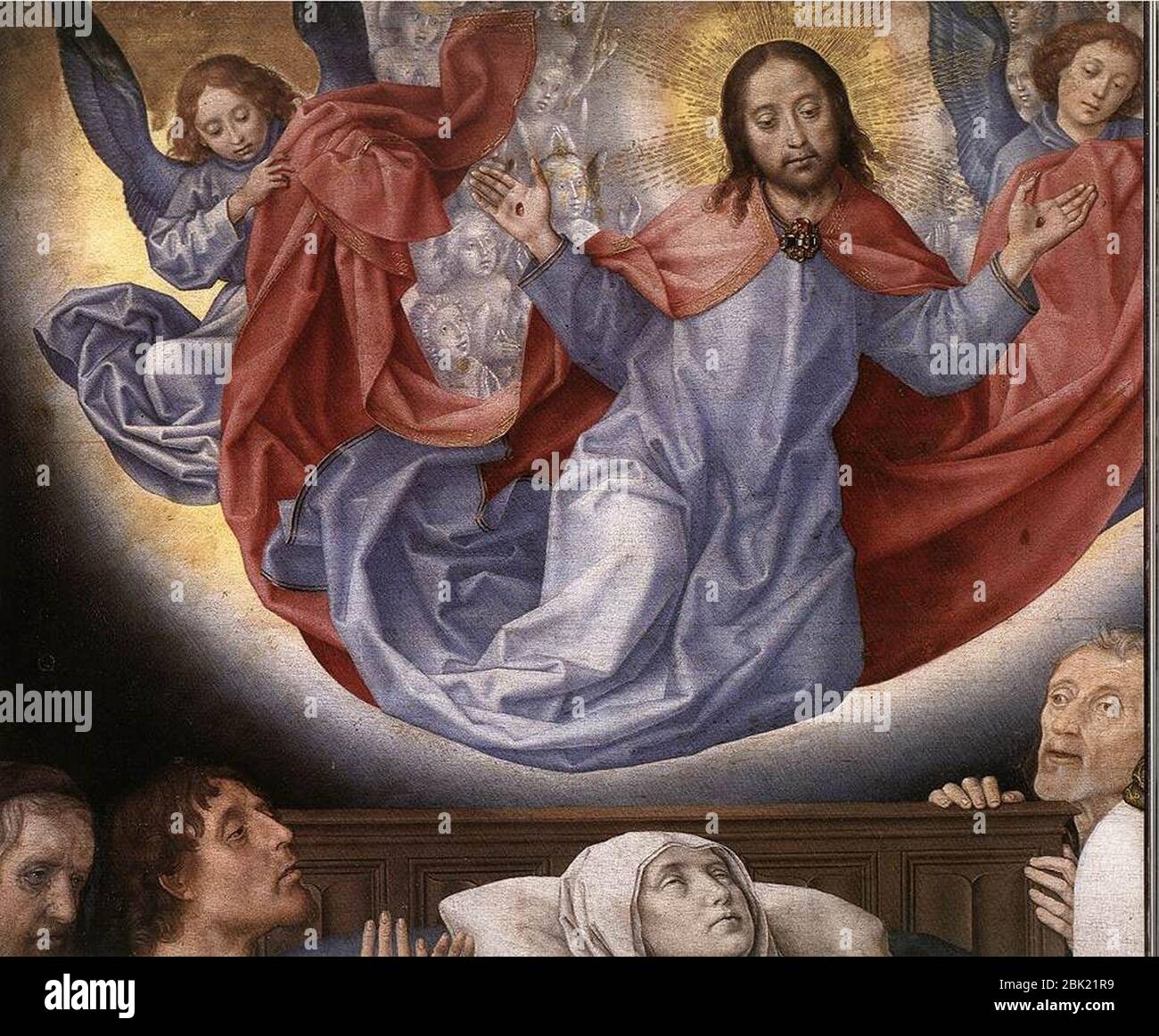 Hugo van der Goes - The Death of the Virgin (detail Stock Photo - Alamy