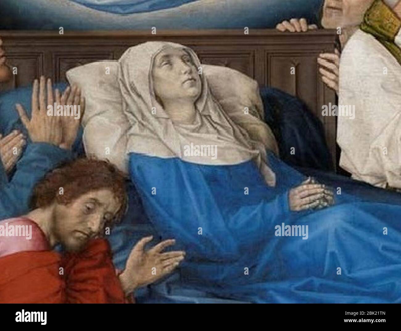 Hugo van der Goes Death of the Virgin Detail Stock Photo - Alamy