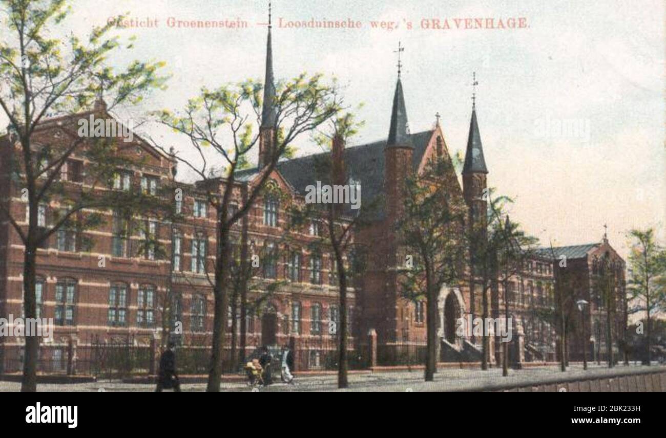 Huize Groenestein Den Haag ca 1900 Stock Photo - Alamy