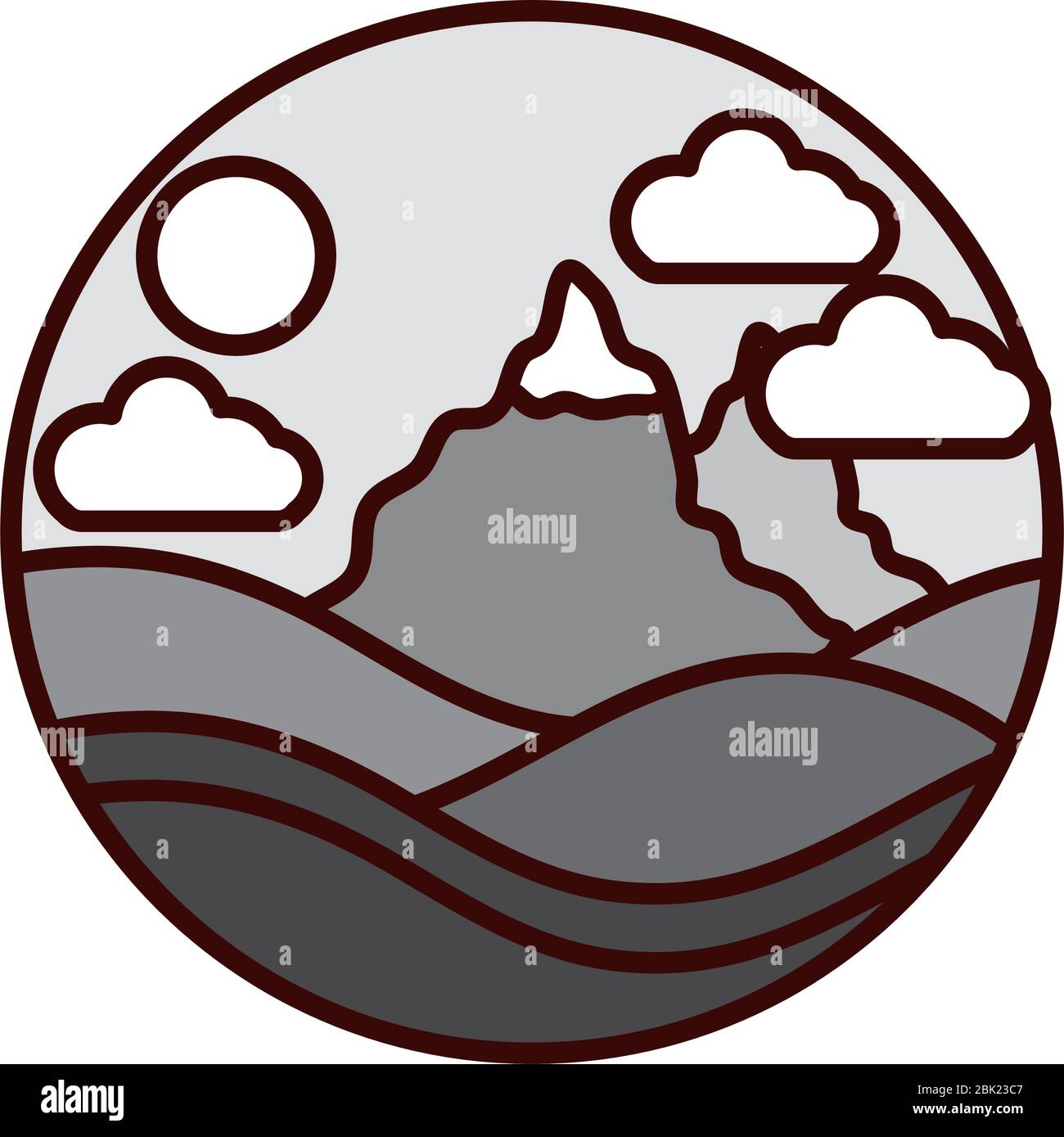 Untouched snow Stock Vector Images - Alamy
